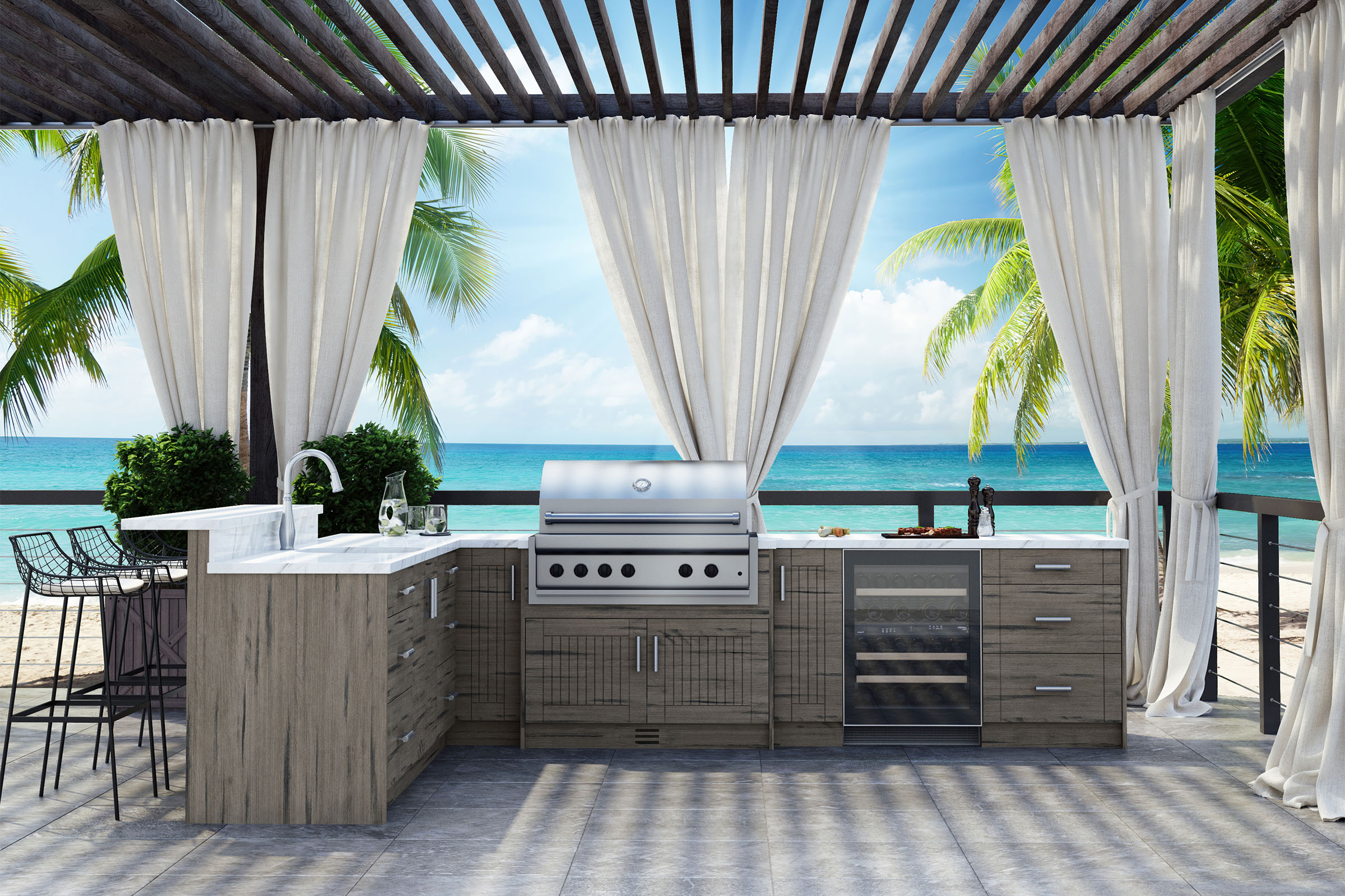 Outdoor Kitchens - Kiba Studios